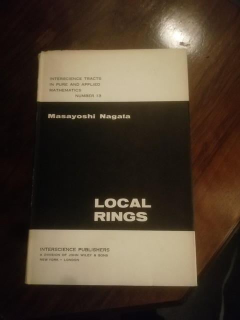 Local Rings by Nagata (Hardcover) for sale online | eBay