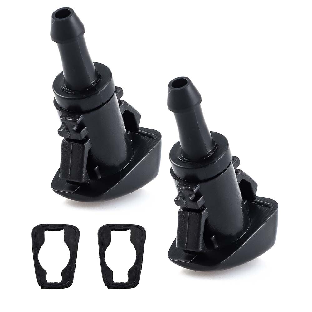 Pair 2007-2012 For Dodge Caliber Windshied Wiper Washer Nozzle Spout ...