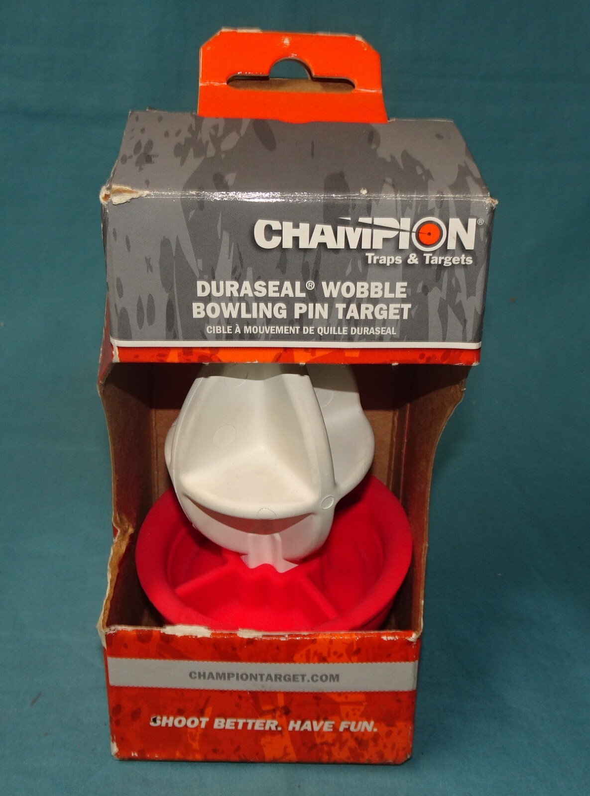 NEW = Champion Traps & Targets Duraseal Wobble Bowling Pin Target ...