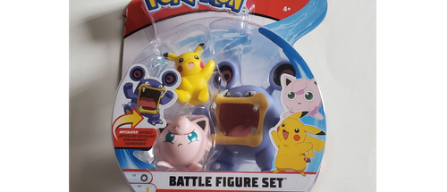 New POKEMON Movie Battle Ready Figure Set LOUDRED JIGGLYPUFF PIKACHU | eBay