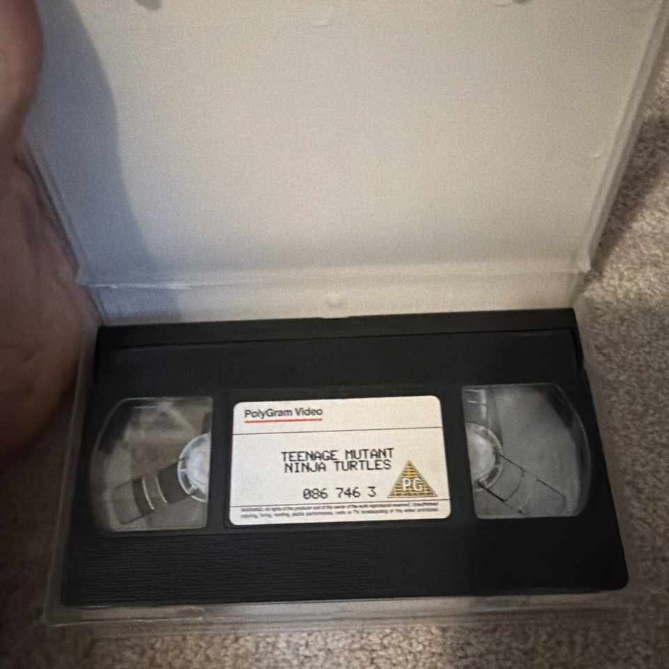 Teenage Mutant Ninja Turtles: The Movie VHS - 1990 Film UK PAL Video ...