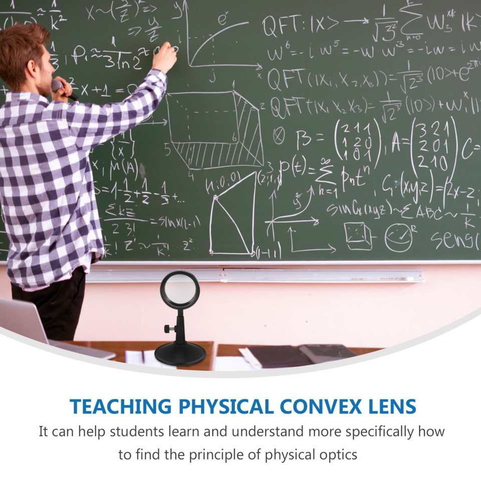 1 Set Physics Teaching Optical Concave Handheld Convex with Rack | eBay Australia
