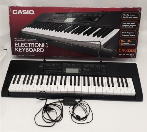 Casio CTK-3200 Electronic Keyboard with Touch Response - Complete With ...