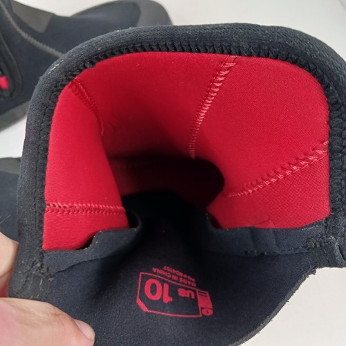 Aqua Lung Black 5mm Superzip Ergo Water Ocean Scuba Diving Boots ...