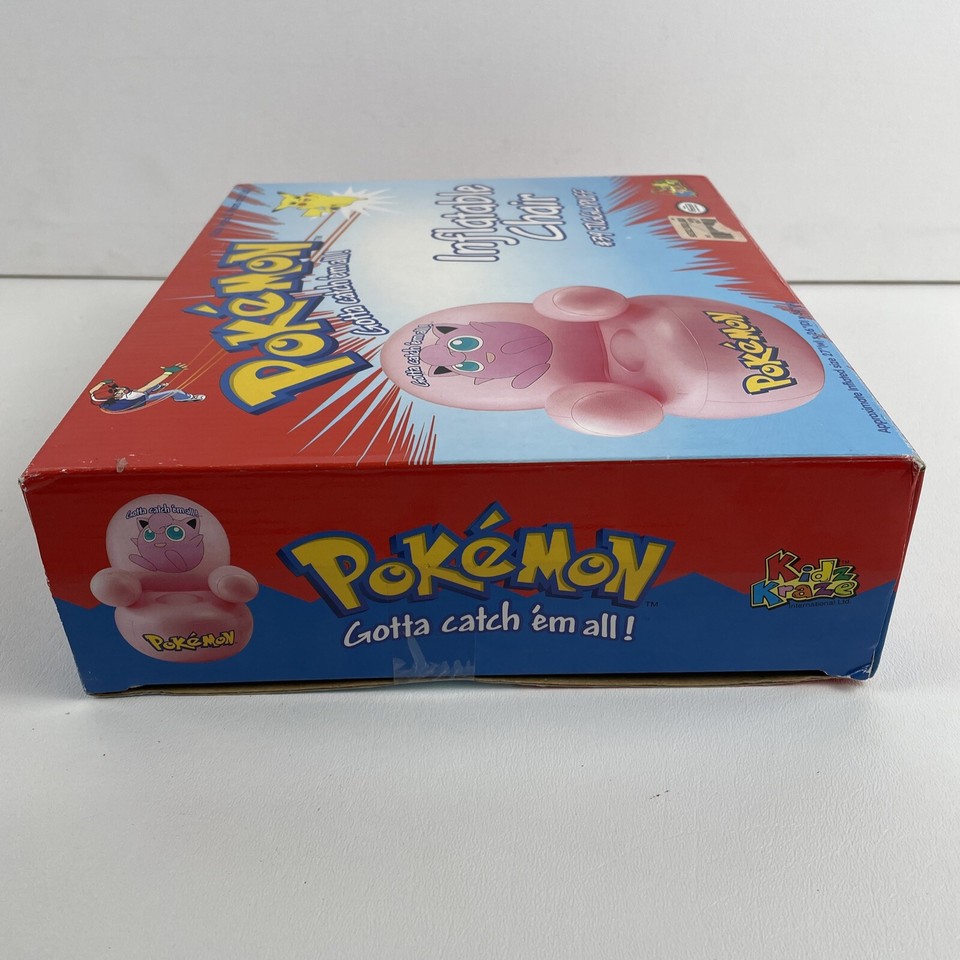 🔥Pokemon Inflatable Chair #39 JigglyPuff VTG 1999 Nintendo BRAND NEW ...
