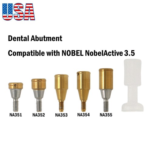 US Dental Nobel Biocare Active NP/RP Locator Abutment Conical Titanium 1-5mm GH | eBay