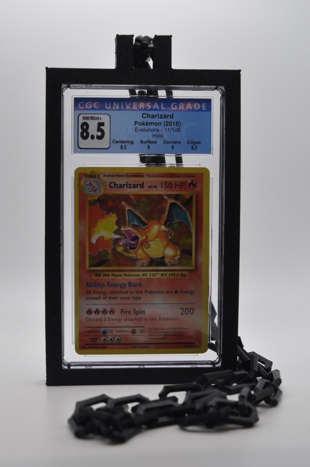 PSA / CGC /AGS SLAB CHAIN NECKLACE *GRADED CARD NOT INCLUDED | eBay