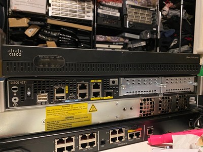 Cisco ISR4321/K9 ISR 4321 Gigabit Ethernet Security Router no power ...