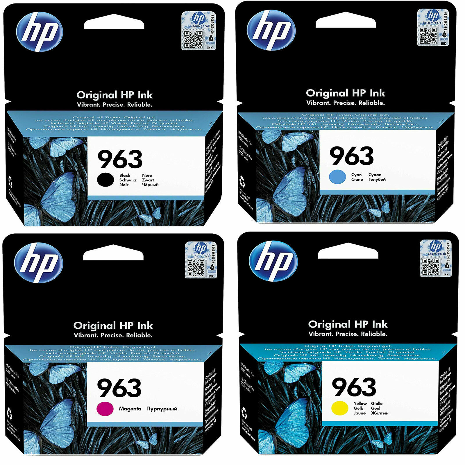 HP 963 / HP 963XL Original Ink Cartridges For HP Officejet Pro 9022e ...