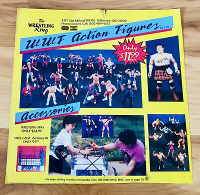 Vintage WWF LJN Wrestling Figure Magazine Color Ad 🌟Rare | eBay