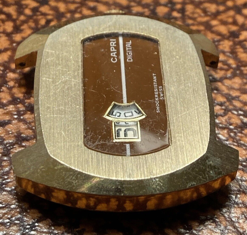 Vintage Capri Jump Hour Manual Swiss Made Watch *Not Working* | eBay