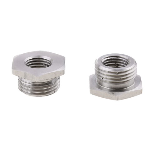 Steel Adapters Reduce 02 O2 Sensor Ports Bungs 18MM To 12MM Fits for ...