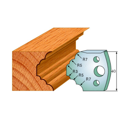 Euro Spindle Moulder Cutters Knives 40mm Profile 021 Knives Only One ...