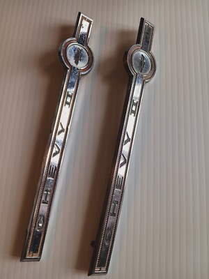 1966 1967 Chevy II Fender Script 4479179 7681074 *Emblems | eBay