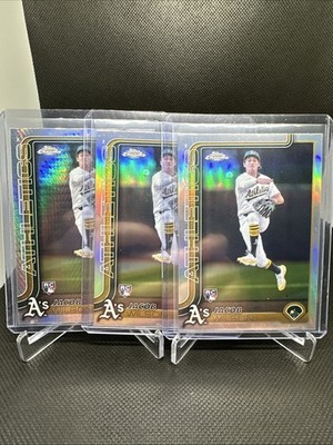 2025 Topps Chrome Jacob Wilson Refractor x2 And x1 Prizm Refractor | eBay