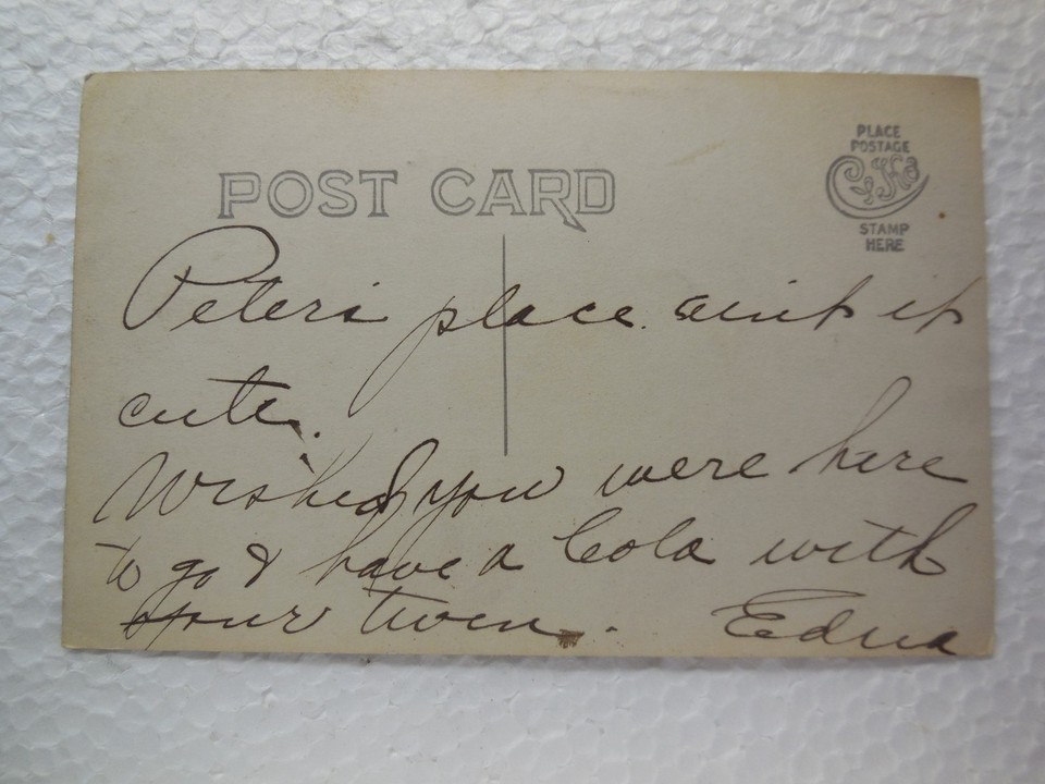 DEVILS LAKE NORTH DAKOTA RPPC CANDY KITCHEN INTERIOR CIRCA 1915 FREE ...