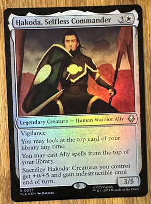 MTG Avatar: The Last Airbender, Hakoda, Selfless Commander - Foil | eBay
