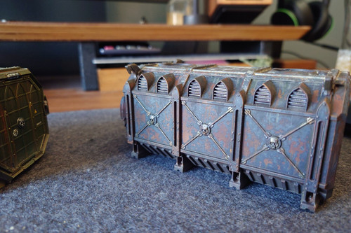 Pro Painted Warhammer 40K 3 x Imperial Munitorum Armoured Containers ...