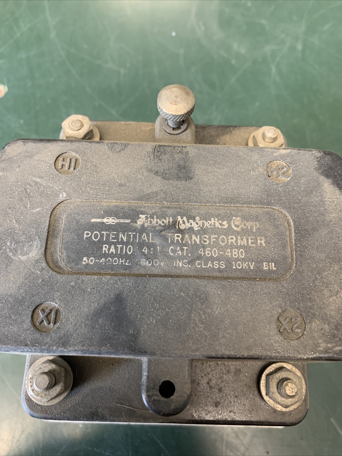 Abbott Magnetics Corp. Potential Transformer 460-480 Ratio 4 1 600V 50 ...