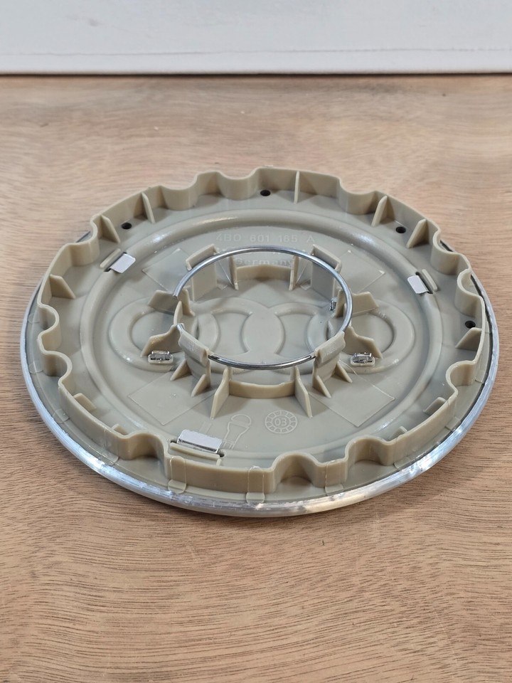 Audi A4 A6 Chrome Wheel Center Cap Hubcap Rim Cap Emblem Badge 148mm ...