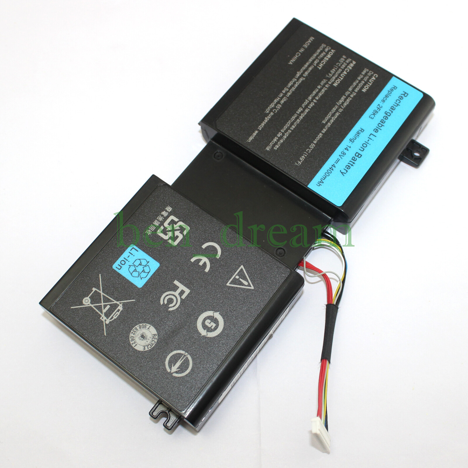 8Cell 2F8K3 KJ2PX 2F8K3 Battery for Dell Alienware 17X 17 M17X R5 18X ...