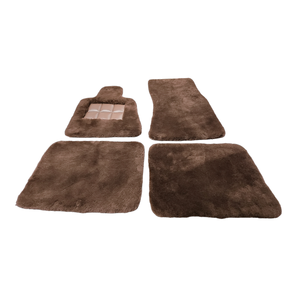 Genuine Sheepskin floor mats fits Rolls Royce Ghost Wraith Cullinan ...