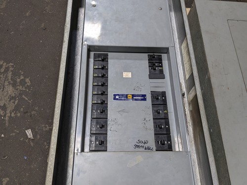 Square D NQOB Panelboard 400 AMP 120/208V 3 Phase 4W 42 Space Box MH53 ...