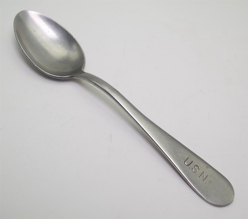 Vtg Genuine USN Military Mess Hall Stainless US NAVY soup spoon by ...