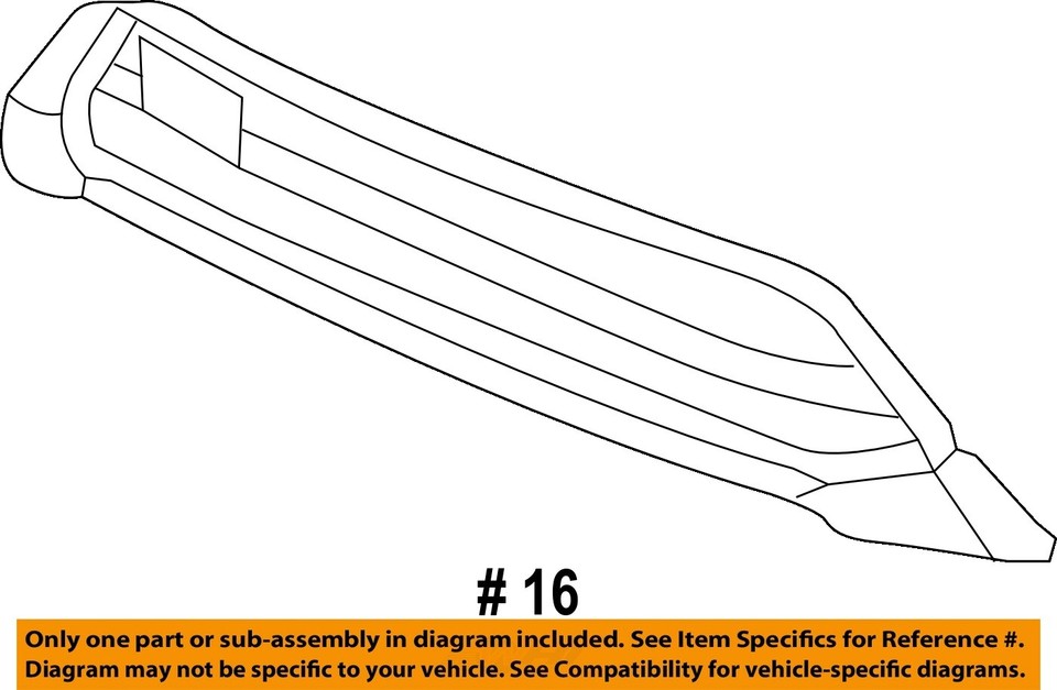 HONDA OEM 16-17 Accord Front Bumper Bumper Components-Lower Grille ...