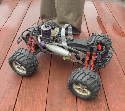 HPI Savage 21 Nitro Rc Monster Truck Runs Great Transmitter And ...