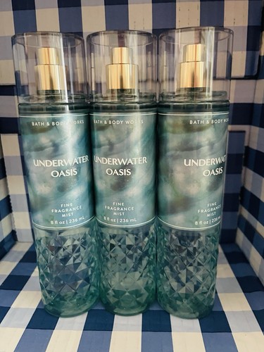 BATH & BODY WORKS UNDERWATER OASIS FRAGRANCE BODY MIST SPRAY 8 FL OZ ...