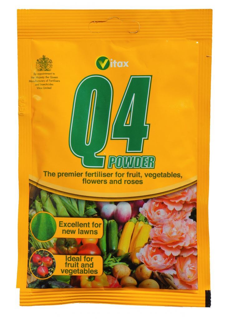 Vitax Q4 Powdered All Purpose Garden Fertiliser and Plant Feed 60g ...