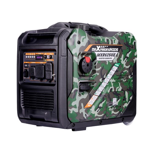 Inverter Generator 5000 Watt Gas Powered for Camping Outdoor Home RV ...