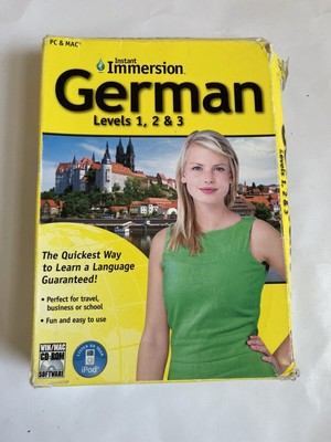 German Levels 1, 2, 3 Audio CD Deluxe Version Instant Immersion ...