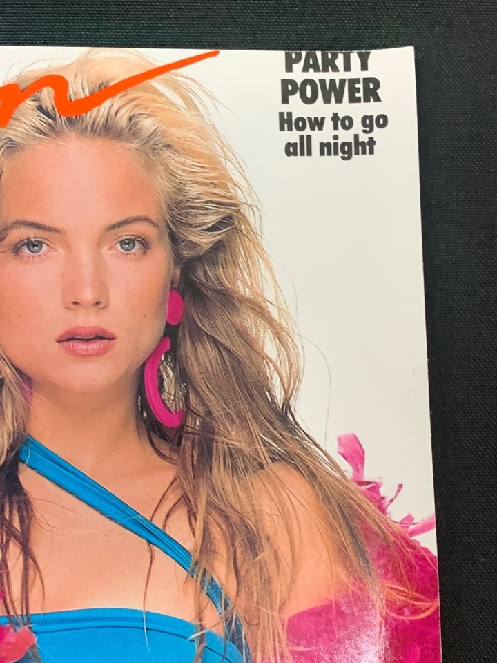 IN Fashion magazine Dec 1988 Marcus Abel, Rachel Williams, Michelle ...