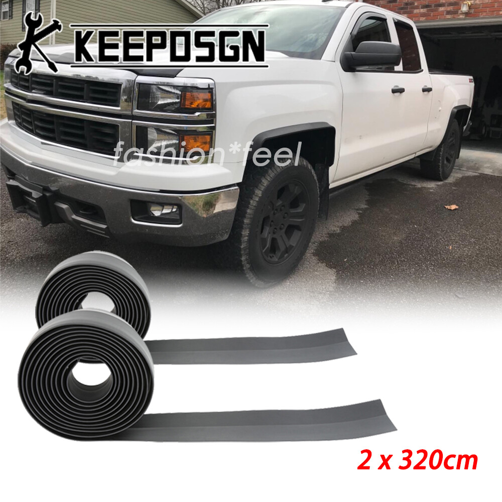 Car Truck Pickup 2‘’ Flexible Extend Fender Flares PVC for Chevy ...