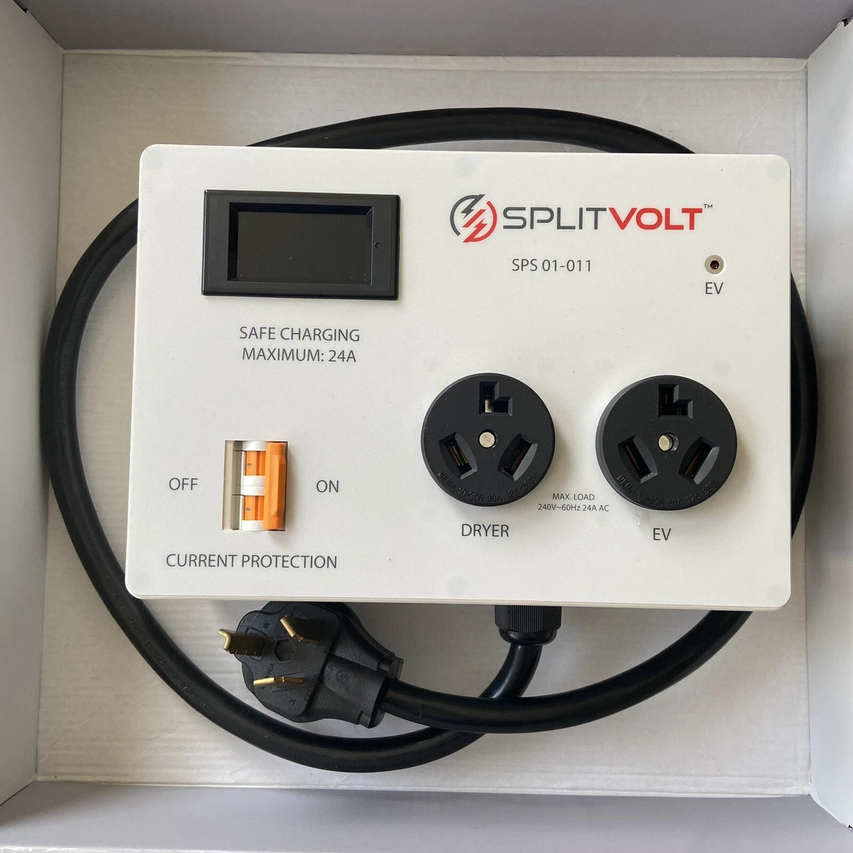 Splitvolt Splitter Switch NEMA 14-30, 50% OFF