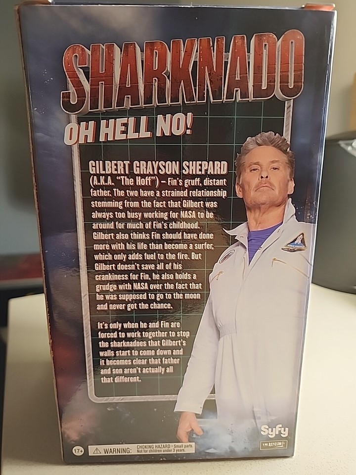 SHARKNADO VINYL FIGURE THE HOFF VS SHARK DAVID HASSELHOFF SYFY ...