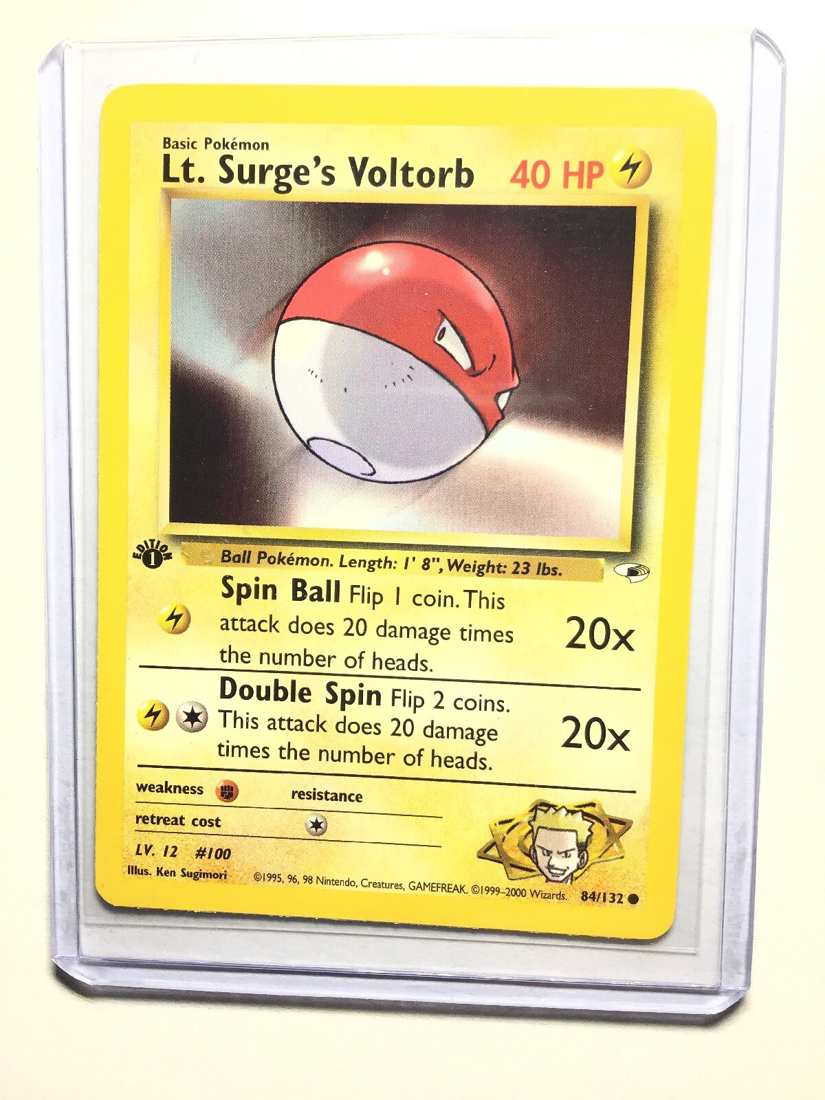 LT. SURGE’S VOLTORB - 1st Edition Gym Heroes - 84/132 - Common ...
