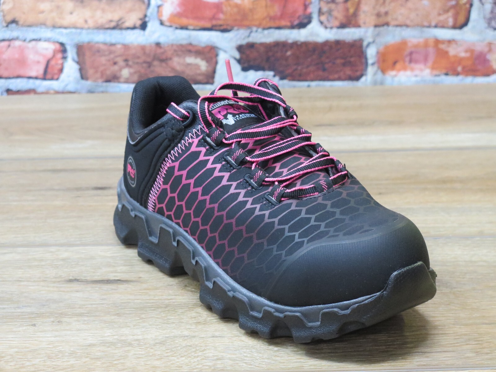 Women's Timberland PRO Powertrain Sport Alloy Safety Toe Sneaker Pink ...