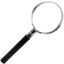 60mm MAGNIFYING GLASS 3.5x Strong Magnifier Inspection Glass Reading ...