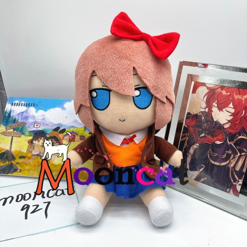 Doki Doki Literature Club! Sayori Monika Yuri Fumo Fumo Plush Doll Toy ...