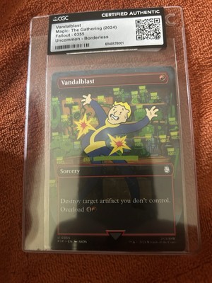 Vandalblast (Borderless) Universes Beyond: Fallout Magic the gathering ...