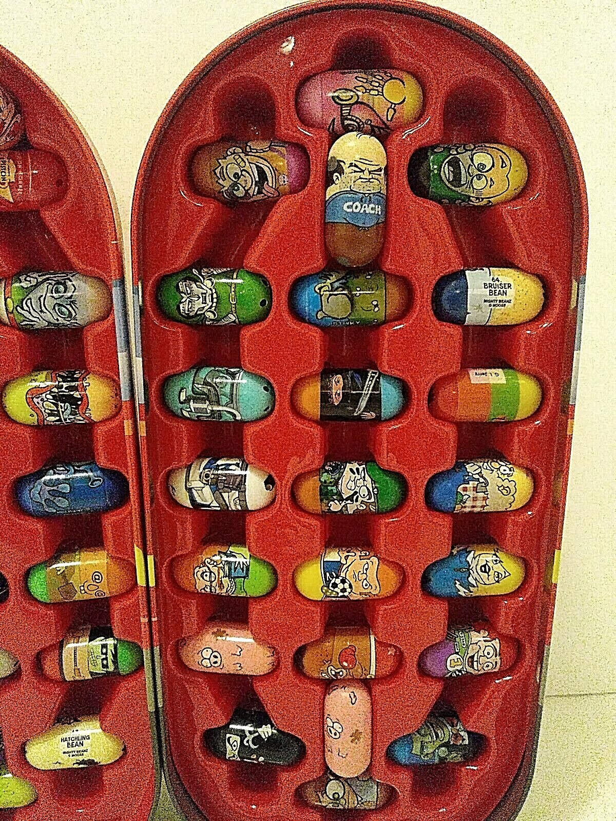 Mighty Beanz Lightening McQueen Case Characters Moose Co Bean Mixed Lot ...