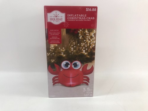 Holiday Inflatable Christmas Crab 3.5 ft | eBay
