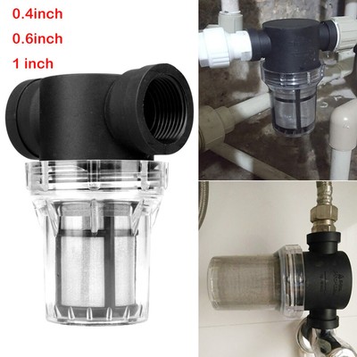 hose inlet filter Water Pump Strainer 1 Inch Faucet Pipe Water Filter ...