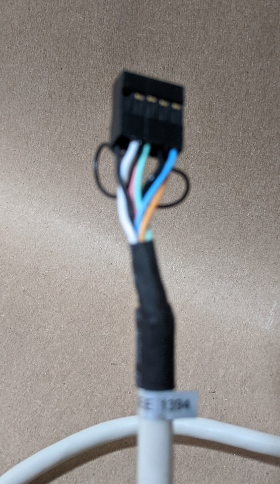 PC Tower Case Front Panel PCB Port Assembly: 2x USB 2.0/Audio/MIC ...