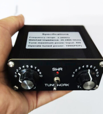 New 5W QRP Antenna Tuner For HAM RADIO CW | eBay