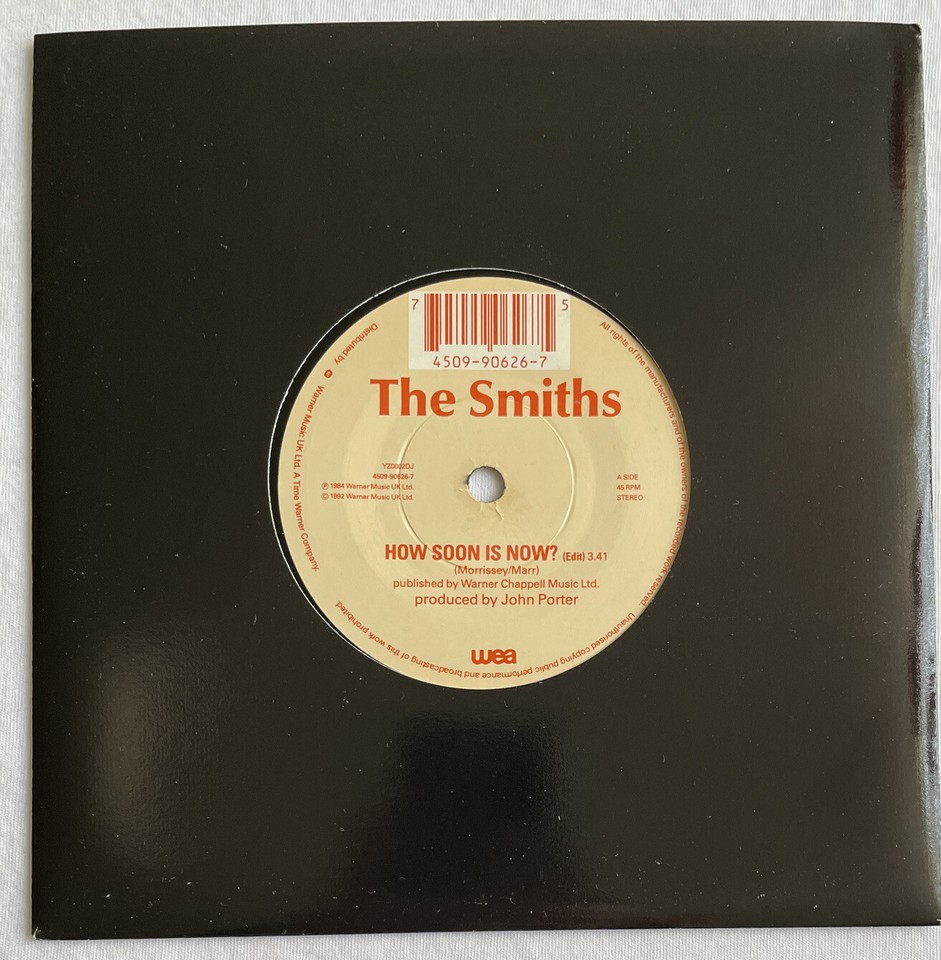The Smiths -How Soon is Now- Very Rare UK 7” Promo 7” Long/Edit (Vinyl ...