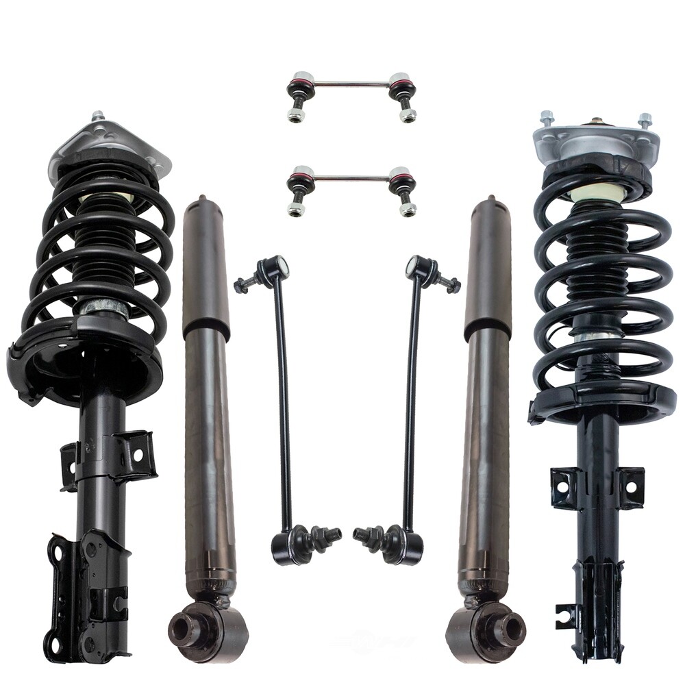 Suspension Kit-8 Piece Complete Strut Assembly and Shock Absorber Kit ...